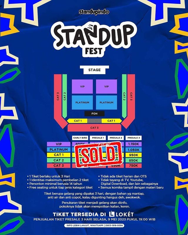 Ada Raditya Dika dan Ernest! Serbu Tiket STANDUPFEST Sekarang