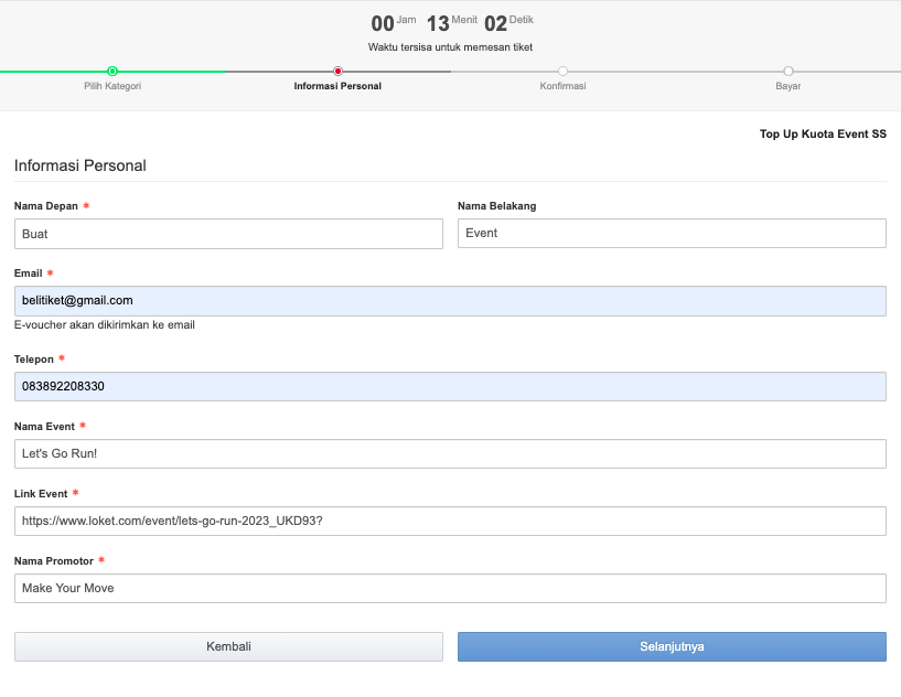 Cara Menambah Kuota Tiket Peserta Event di LOKET - LOKET.COM