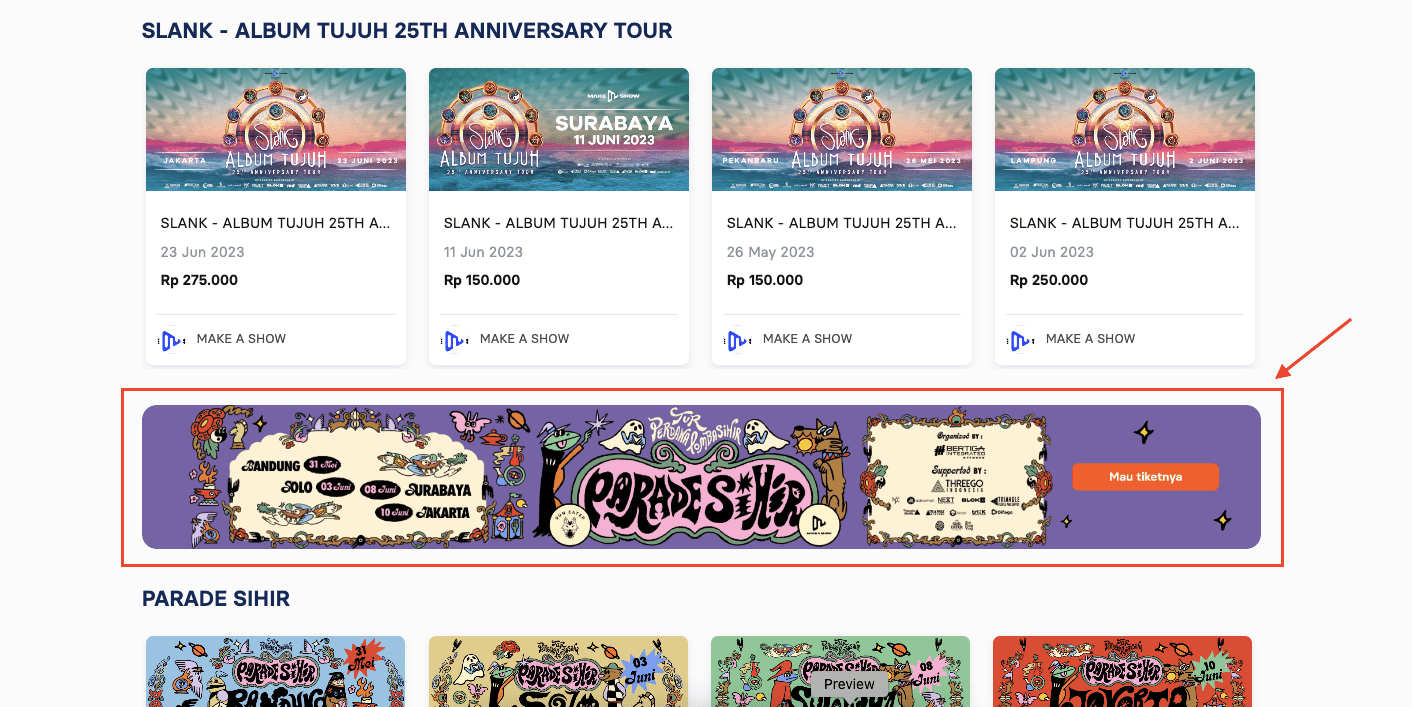 Mau Event Dipromosiin LOKET? Ini Dia Placement Yang Tersedia! - LOKET.COM