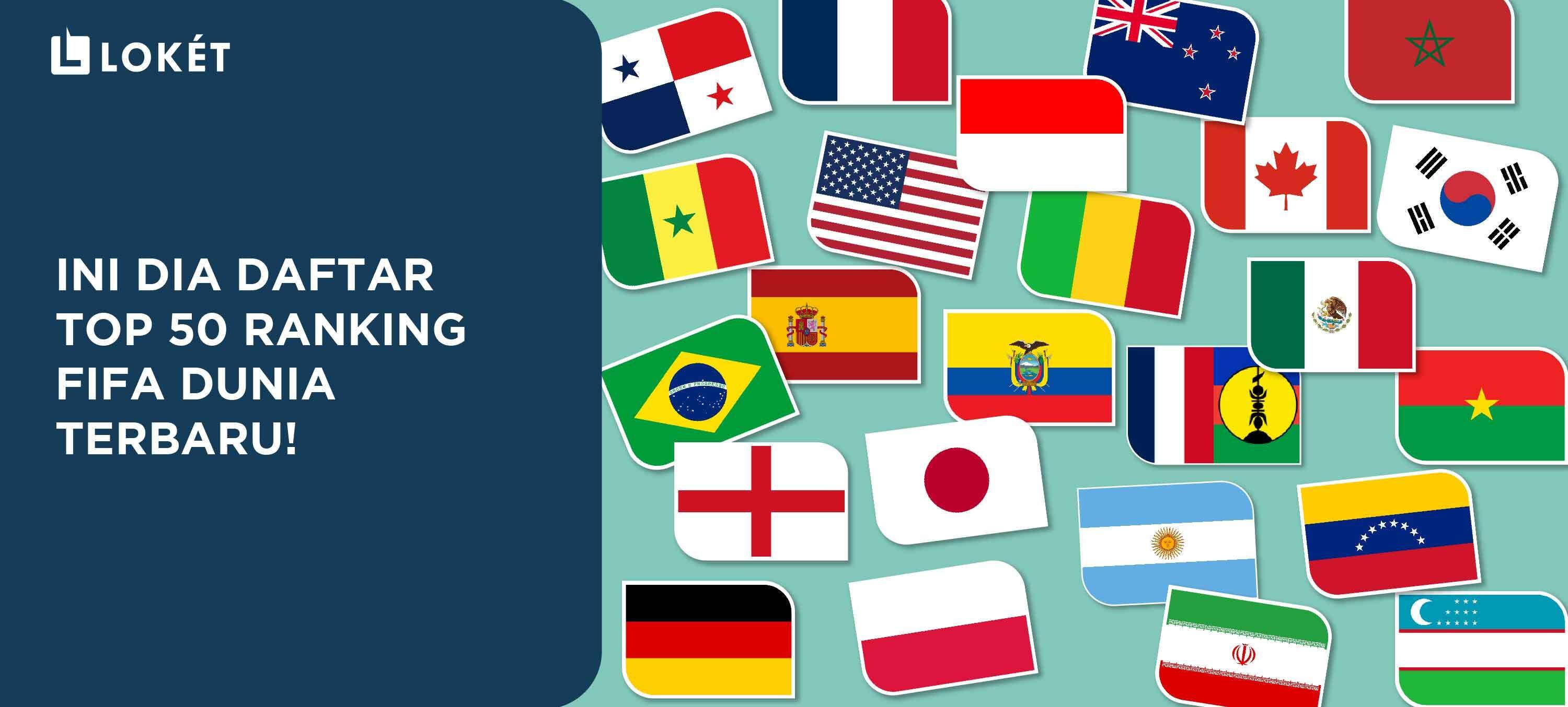 Ini Dia Daftar Top 50 Ranking FIFA Dunia Terbaru - LOKET.COM
